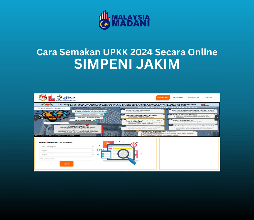 SIMPENI JAKIM: Cara Semakan UPKK 2024 Secara Online Melalui Portal ...